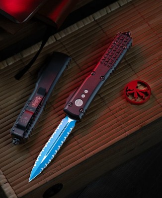 Microtech Signature Series UTX-85 232-1DLCTULS Automatic Knife ...