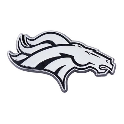 Fanmats Denver Broncos Chrome Car Emblem