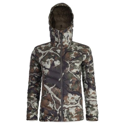 Women's First Lite Brooks Sweater Hooded Mid Down Puffer Jacket ...