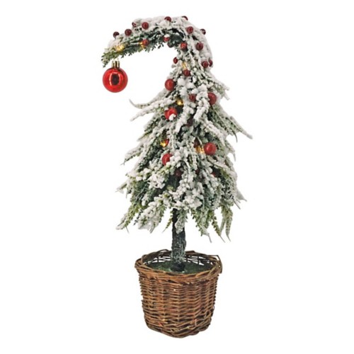 Bright Ideas Curly Christmas Tree w/LED Light