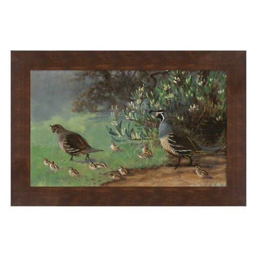 Print & Frame Western Quail Forever Framed Canvas 2022-2023 Print of ...