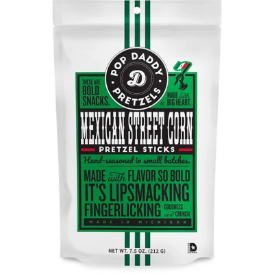 Pop Daddy Popcorn Mexican Street Corn Seasoned Pretzels
