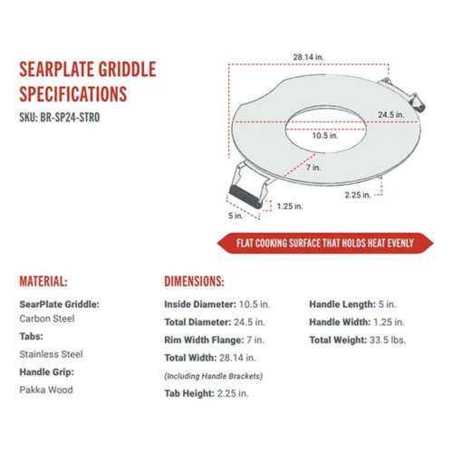 Breeo Searplate Griddle X24 Series | SCHEELS.com