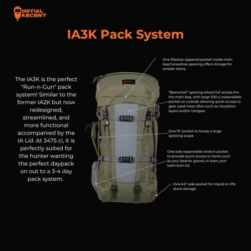 Initial Ascent IA3K Pack System