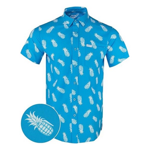 Men's Retro Rifle Painkiller Hawaiian Button Up Shirt