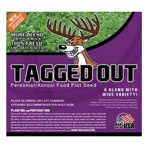 Horny Buck Seed Tagged Out Food Plot Seed | SCHEELS.com
