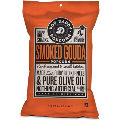 Pop Daddy Popcorn Smoked Gouda Flavored Popcorn