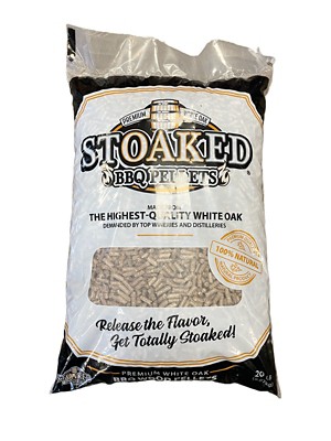 Stoaked BBQ Pellets White Oak 20 lb