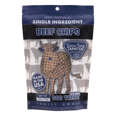 Gaines Family Farmstead Air Dried Beef Chips Dog Treats | SCHEELS.com