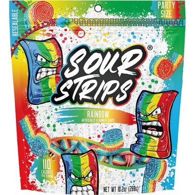 Actual Candy Sour Strips Party Pack