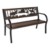 Painted Sky Designs Moose and Bear Tube Steel Bench