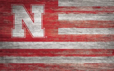 Fan Creations Nebraska Cornhuskers Distressed Flag Sign | SCHEELS.com