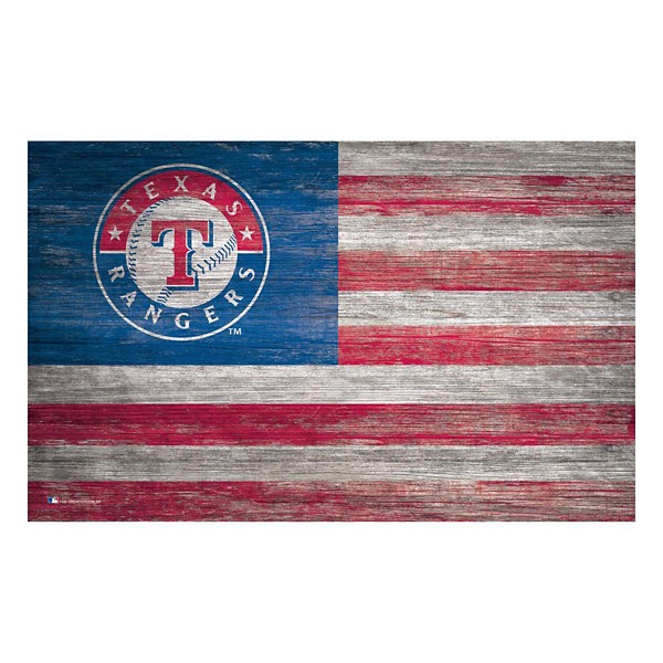 Fan Creations Texas Rangers Distressed Flag Sign 87846027905 - buy ...