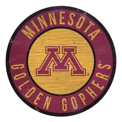 Fan Creations Minnesota Golden Gophers Circle Sign