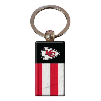 Fan Creations Kansas City Chiefs Wooden Flag Keychain