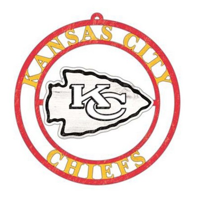 Fan Creations Kansas City Chiefs Team Color Cutout Circle