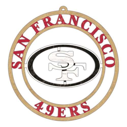 Fan Creations San Francisco 49ers Silhouette Logo Cutout Circle ...