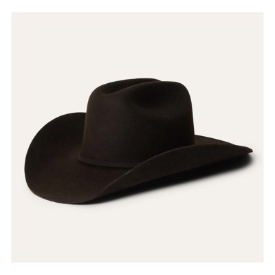 Men's Stetson 4X Corral Buffalo Felt Chocolate Cowboy Hat