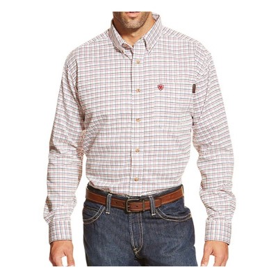 Men's Ariat FR Gauge Long Sleeve Button Up Shirt