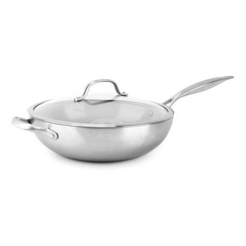 Greenpan Venice Pro 12 Inch Ceramic Wok with Lid