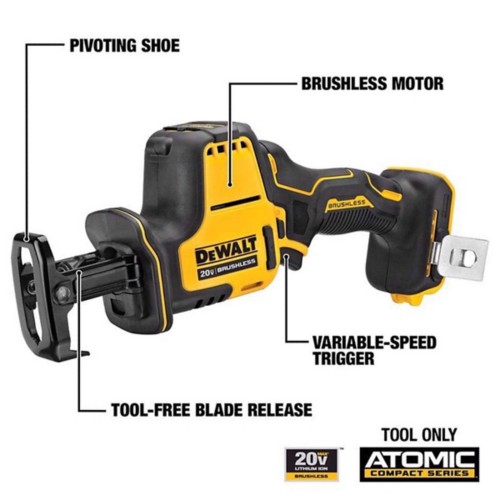 DeWALT 20V MAX ATOMIC One-Handed Reciprocating Saw - Tool Only
