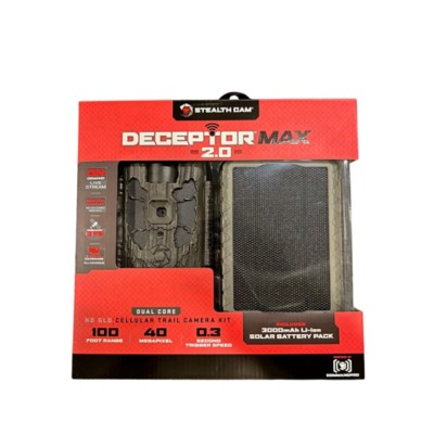 Stealth Cam Deceptor Max 2.0 Cellular Trail Camera Combo