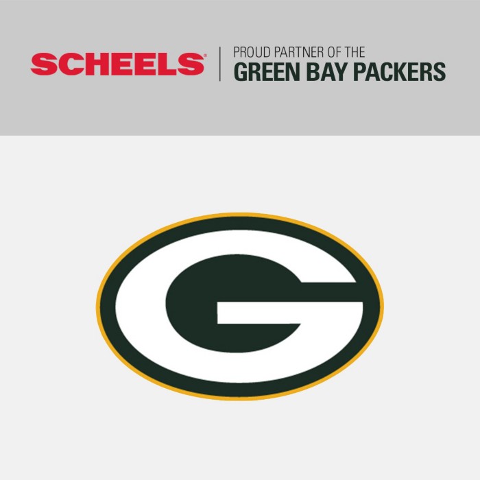 Wincraft Green Bay Packers 8X8 Perfect Cut Decal
