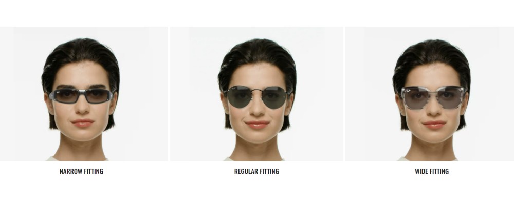 Ray-Ban Unisex Sunglass Size Chart | SCHEELS.com